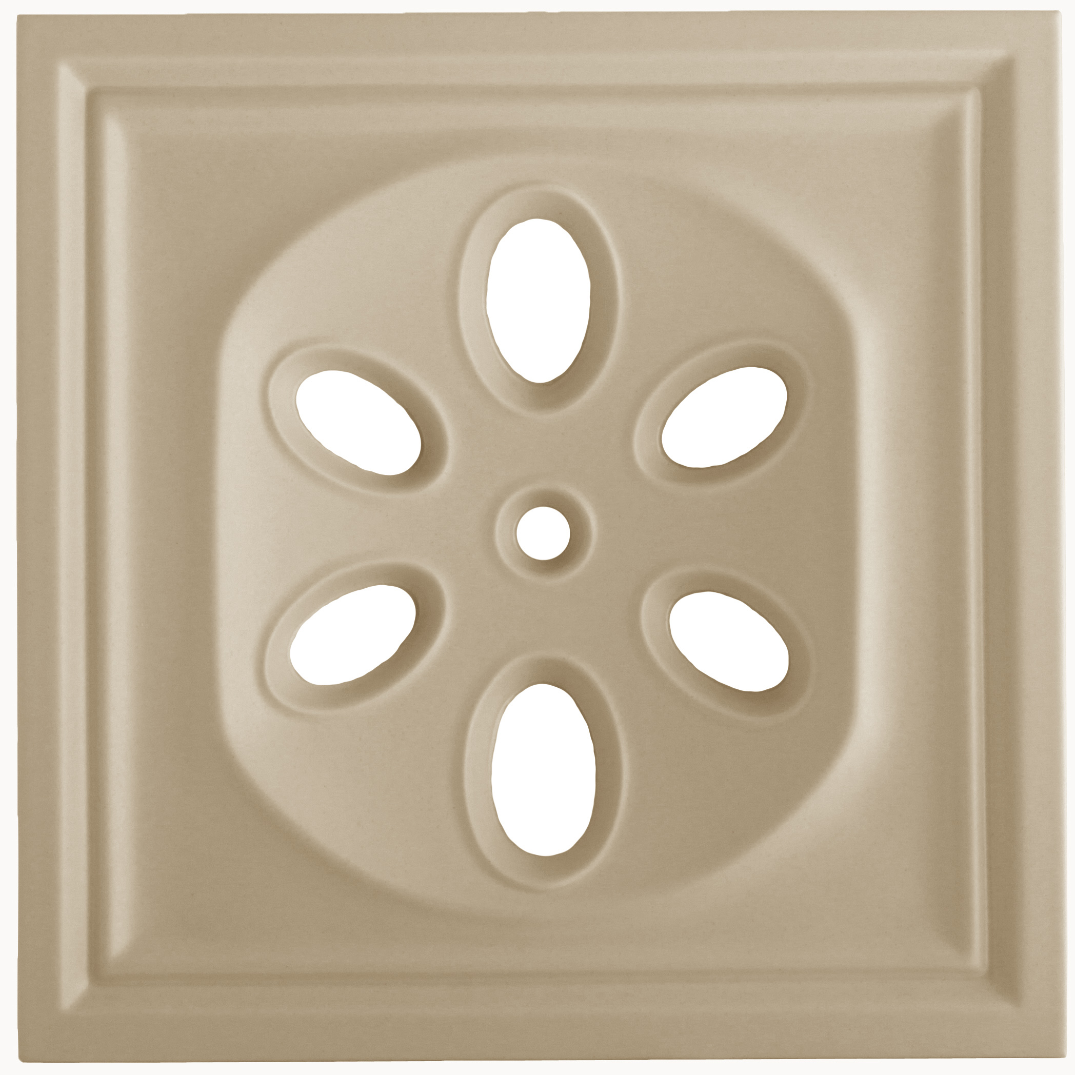 Perforated tile with oval plate - HQ Keramik